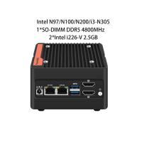 China Zynshield Pfsense Ubuntu Windows Intel N100 Mini PC 2*2.5g Rj45 Mini Computer for sale