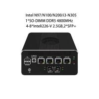 China Zynshield Desktop Firewall Intel N100 Pfsense Ubuntu 4 Inteli226-V 2.5GB 2 SFP+ for sale