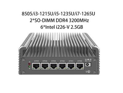 China Zynshield Firewall Intel i3-1215U Pfsense Ubuntu Linux 6 2.5g Rj45 Ethernet Ports for sale