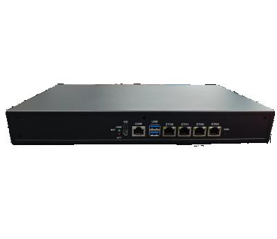 China Zynshield 1U Barebone Rackmount Firewall with Intel N100 4 2.5G LAN 4G 5G SIM Supporting External SFP+ Ethernet Ports for sale