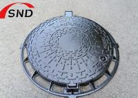 China GGG50 Ductile Iron Round Manhole Cover D400 500x600mm with 40 Tons Loading Capacity for sale