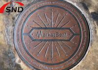 China GGG50 Ductile Iron Round Manhole Cover D400 500x600mm with 40 Tons Loading Capacity for sale