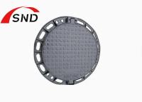 China GGG50 Ductile Iron Round Manhole Cover D400 500x600mm with 40 Tons Loading Capacity for sale