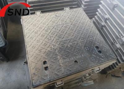 China Square Ductile Iron Manhole Cover C250 DIN EN124 with Single Seal - 500×500mm to 900×900mm Sizes for sale