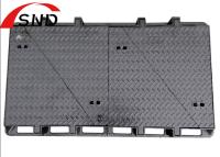 China JRC Triangular Ductile Iron Manhole Cover 600x1500mm with Anti-slip Surface and Locking Mechanism for Driveway Drainage for sale