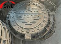China D400 Heavy Duty Round Ductile Iron Manhole Cover 840mm with Anti-Theft EN124 ISO9001 for sale