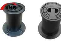 China D400 E600 F900 Ductile Iron Water Meter Box with -40°C to 80°C Temperature Range and 20+ Year Service Life for sale