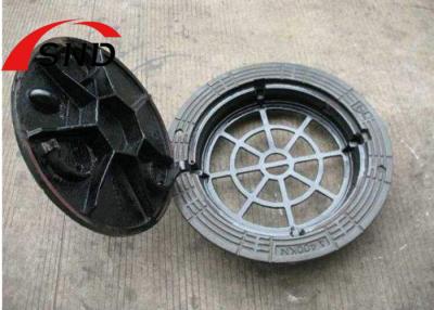 China D400 Ductile Iron Double Layer Anti-Settlement Manhole Cover with 450 MPa Tensile Strength and 30+ Year Service Life for sale