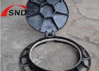 China D400 Anodic Oxidation Ductile Iron Manhole Cover with Lock - 600mm Opening, 70kg Weight for Urban Roads for sale