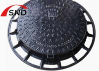 China D400 Anodic Oxidation Ductile Iron Manhole Cover with Lock - 600mm Opening, 70kg Weight for Urban Roads for sale