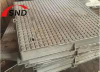 China Double Sealed Ductile Iron Manhole Cover 450x750mm 600x600mm Square Storm Drain for sale