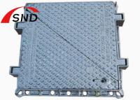 China Leak Proof Triangle Ductile Iron Manhole Cover 600x600mm to 675x675mm with EN124 Certification for Telecom Access for sale