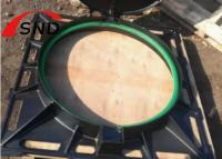 China Double Closing C250 Ductile Iron Manhole Cover 600x600mm with Anti-Theft Security and High Load Capacity for sale
