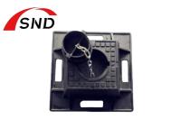 China ISO9001 Certified Double Triangle Ductile Iron Manhole Cover 300x300mm with 26kg Weight for Water Meter Box for sale