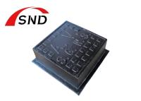 China ISO9001 Certified Double Triangle Ductile Iron Manhole Cover 300x300mm with 26kg Weight for Water Meter Box for sale