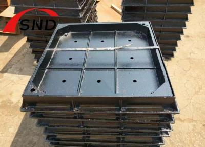 China 600×600mm D400 Ductile Iron Recessed Square Manhole Cover with High Load-Bearing Capacity and ISO9001 Certification for sale