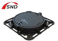 China D400 Hinged Round Ductile Iron Manhole Cover 40 Ton Load Capacity with ISO9001 Certification for Urban Roads for sale