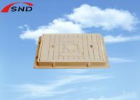 China EN124 Standard FRP Manhole Cover - 40 Ton Load Capacity, 1.5-2.0 g/cm³ Density, Custom Square Design for sale
