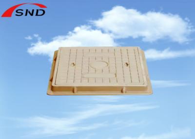 China EN124 Standard FRP Manhole Cover - 40 Ton Load Capacity, 1.5-2.0 g/cm³ Density, Custom Square Design for sale