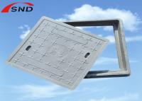 China EN124 Standard FRP Manhole Cover - 40 Ton Load Capacity, 1.5-2.0 g/cm³ Density, Custom Square Design for sale