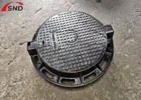 China EN124 D400 Cast Iron Manhole Cover 700mm Round 400kN Load Capacity for Urban Roads for sale