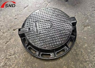 China EN124 D400 Cast Iron Manhole Cover 700mm Round 400kN Load Capacity for Urban Roads for sale