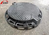 China EN124 D400 Cast Iron Manhole Cover 700mm Round 400kN Load Capacity for Urban Roads for sale