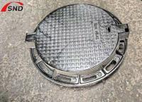 China EN124 D400 Cast Iron Manhole Cover 700mm Round 400kN Load Capacity for Urban Roads for sale
