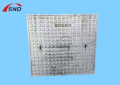 China Square Ductile Iron Manhole Cover C250 D400 Load Bearing Grade 800x800mm for sale