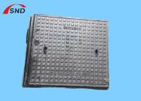 China Square Ductile Iron Manhole Cover C250 D400 Load Bearing Grade 800x800mm for sale
