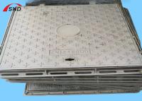 China 800x800mm Square Ductile Iron Manhole Cover E600 Load-Bearing EN124 Standard High Strength Corrosion Resistant for sale