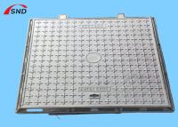 China 800x800mm Square Ductile Iron Manhole Cover E600 Load-Bearing EN124 Standard High Strength Corrosion Resistant for sale