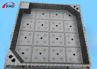 China 800x800mm Square Ductile Iron Manhole Cover E600 Load-Bearing EN124 Standard High Strength Corrosion Resistant for sale
