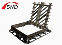 China Rectangle 59×53×100 cm Cast Iron Gully Cover with D400 40-Ton Load Rating and EN 124 Compliance for sale