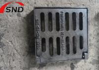 China Slip Proof Square Cast Iron Gully Grate 600×600mm EN124 B125 Class with Asphalt Coating for Drainage Systems for sale