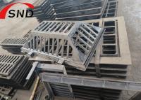 China Square Protrusion Cast Iron Gully Grate C250 Drain Cover 700x700mm for Heavy Duty Roadside Waterflow for sale