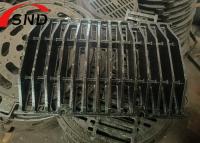 China Square Protrusion Cast Iron Gully Grate C250 Drain Cover 700x700mm for Heavy Duty Roadside Waterflow for sale