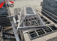 China Square Protrusion Cast Iron Gully Grate C250 Drain Cover 700x700mm for Heavy Duty Roadside Waterflow for sale