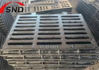 China B125 Class Cast Iron Gully Grate 500×500mm with Rubber Gasket - EN124 Standard Drainage Grid for sale