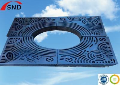 China Square Ductile Iron Tree Grating 400-1100 MPa Tensile Strength with ISO9001:2015 and DIN EN124 Standards for sale