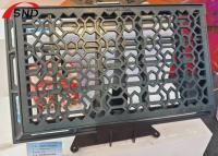 China Ductile Iron C250 Artistic Gully Grate 750x450mm Square Painting Surface Drainage Grate for sale
