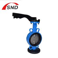 China Ductile Iron Butterfly Valve 150lb-2500lb Wafer Type for Industrial Pipelines with 550°C Temperature Rating for sale