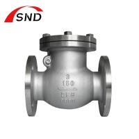 China Stainless Steel DN150 Check Valve 2500LB Pressure Flanged Design for Industrial Piping Systems for sale