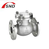 China Stainless Steel DN150 Check Valve 2500LB Pressure Flanged Design for Industrial Piping Systems for sale