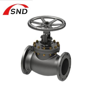 China DN80 Cast Steel Bellows Globe Valve with Flange - Medium Temperature -20°C to 425°C - Class 150-300 for sale