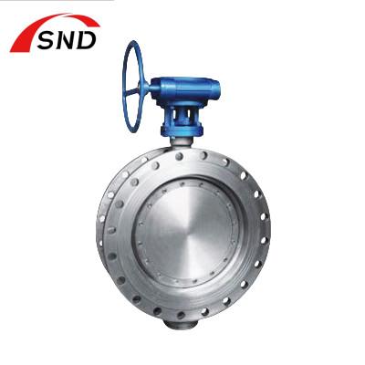 China Three Eccentric Hard Seal Butterfly Valve Flanged Type DN50-2000mm 550°C Temperature Range for sale