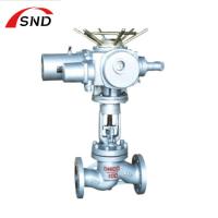 China Electric Cast Iron Globe Valve DN50-250 Flange Type with 16.0MPa Pressure Rating and CE Certification for sale