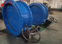 China DN2000 Flange Butterfly Valve 2000mm Diameter 600lb 900lb Pressure Industrial Fluid Control for sale