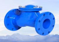 China PN16 DN100 Ductile Iron Flange Check Valve for Water, Oil & Gas Pipelines - 600-900°C Temperature Range for sale