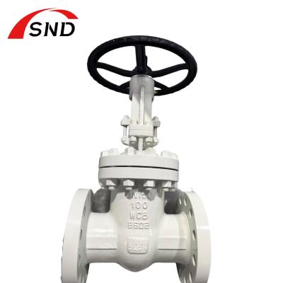 China API600 Carbon Steel Flange Gate Valve 10.0 MPa Pressure Rating for Petroleum Industry Applications for sale